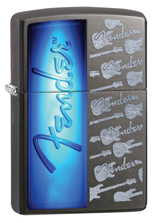 Aansteker Zippo Fender Guitar - Haddocks Lightershop