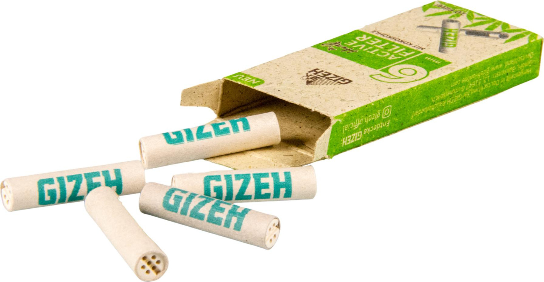 Gizeh Hemp 6 mm. Active Filters - Haddocks Lightershop