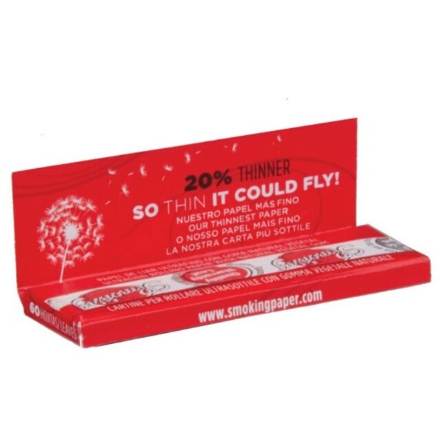Smoking Thinnest Short Vloei Box - Haddocks Lightershop