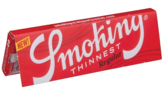 Smoking Thinnest Short Rolling Paper - Haddocks Lightershop
