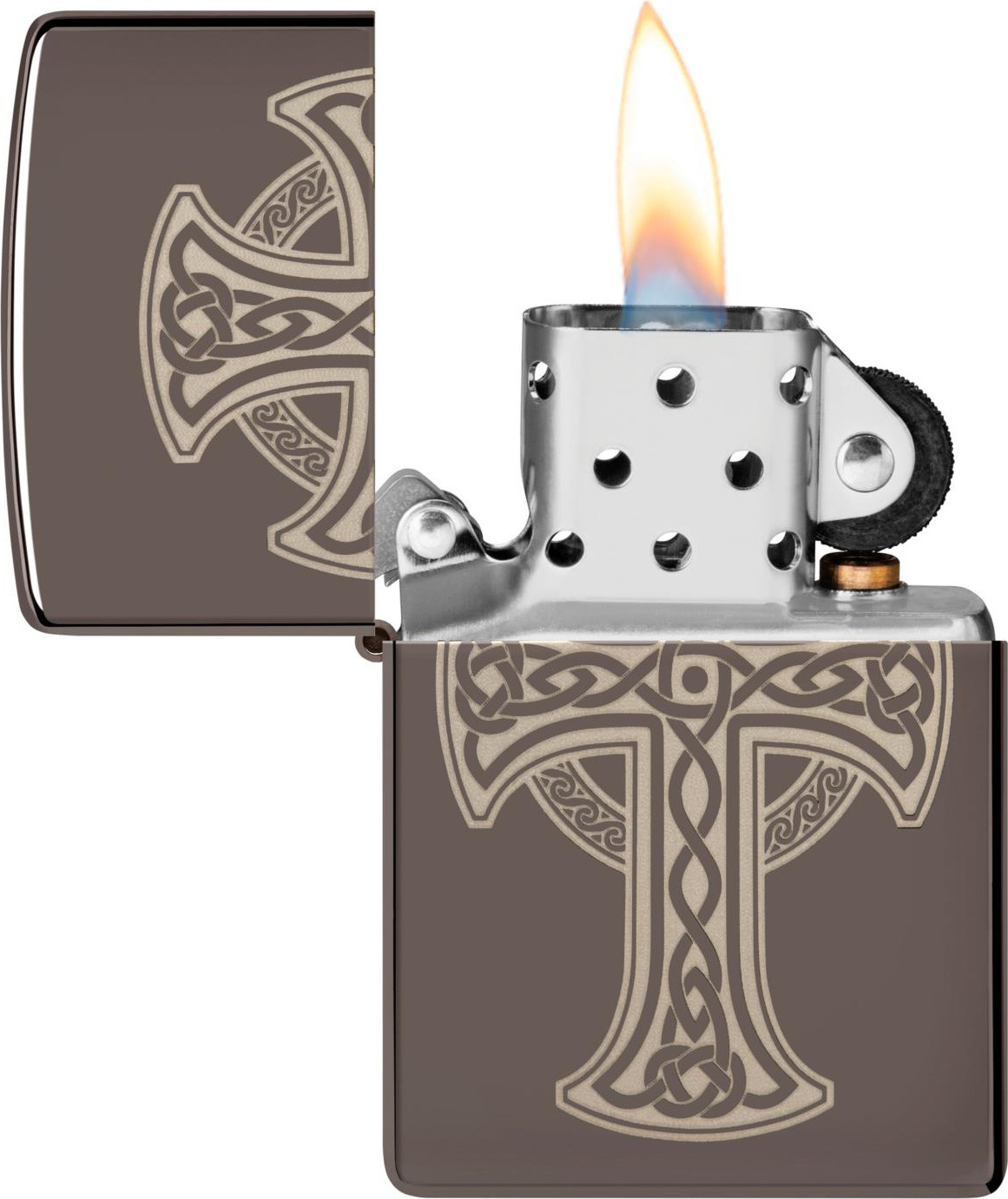 Lighter Zippo Celtic Cross - Haddocks Lightershop