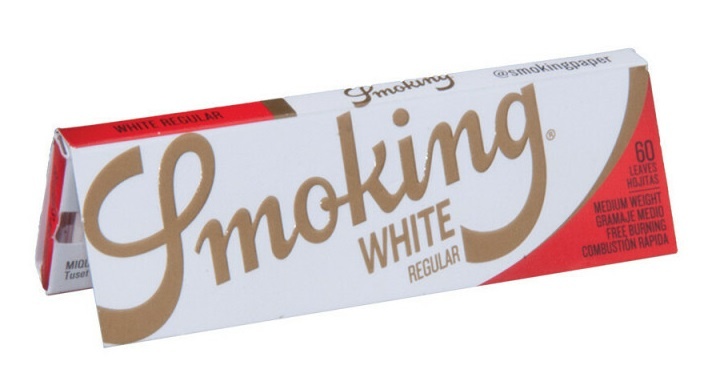 Smoking White Short Rolling Paper Box - Haddocks Lightershop