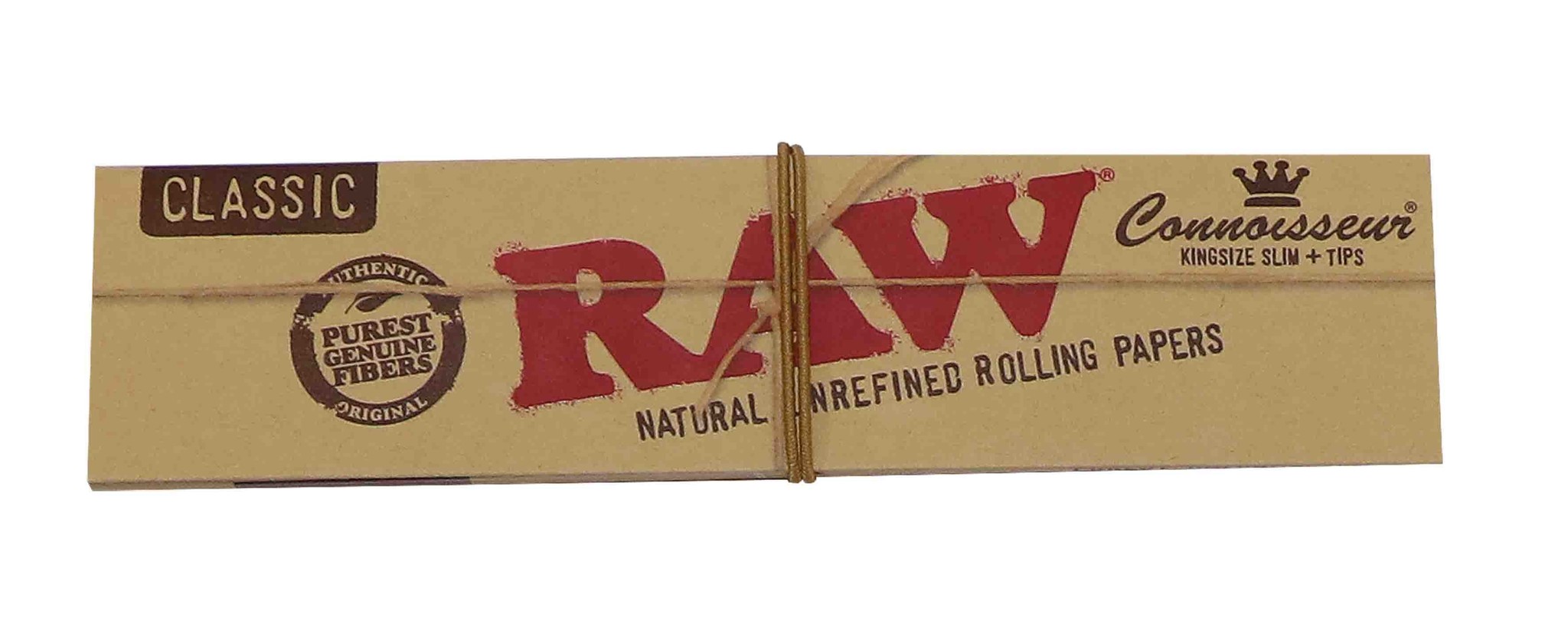 Raw Connaisseur Kingsize Slim Vloei & Tips Box - Haddocks Lightershop