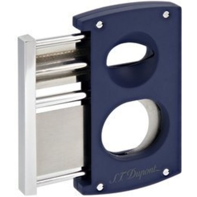 Cigar Cutter Dupont Matte Blue 003427 - Haddocks Lightershop