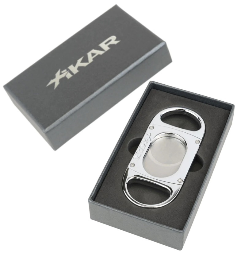 Cigar Cutter Xikar X8 Metal Body Cutter Chrome Silver - Haddocks ...