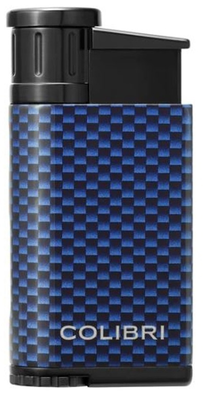 Lighter Colibri Evo Carbon Blue - Haddocks Lightershop