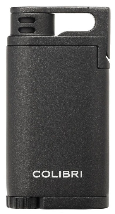 Lighter Colibri Belmont Metallic Black - Haddocks Lightershop