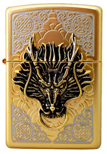 Aansteker Zippo Dragon Guard Emblem - Haddocks Lightershop