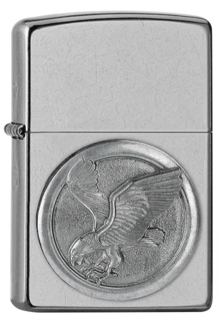 Lighter Zippo Eagle Emblem - Haddocks Lightershop