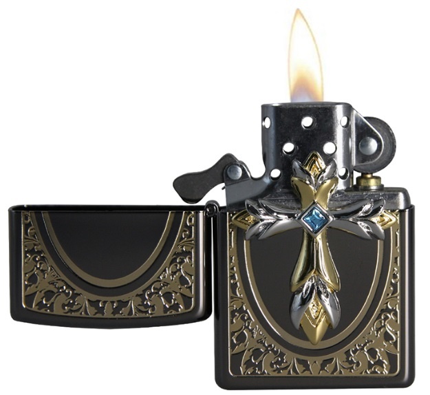 Lighter Zippo Pray Emblem - Haddocks Lightershop