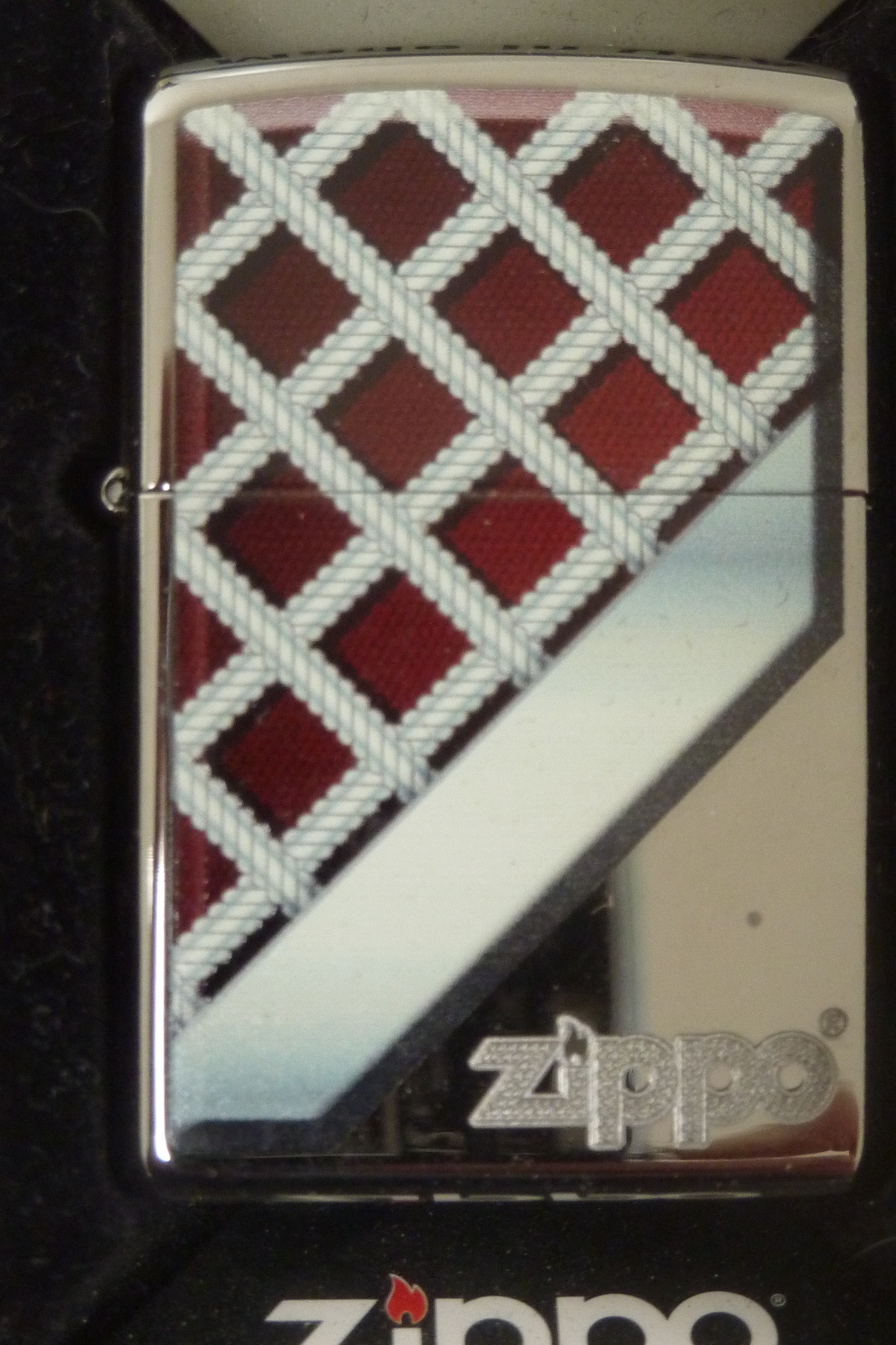 Lighter Zippo Grid - Haddocks Lightershop