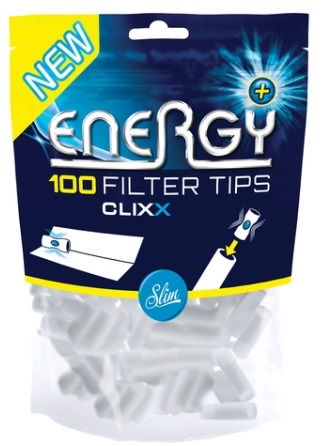 Bag Energy Slim Filters 6 mm. Clixx - Haddocks Lightershop