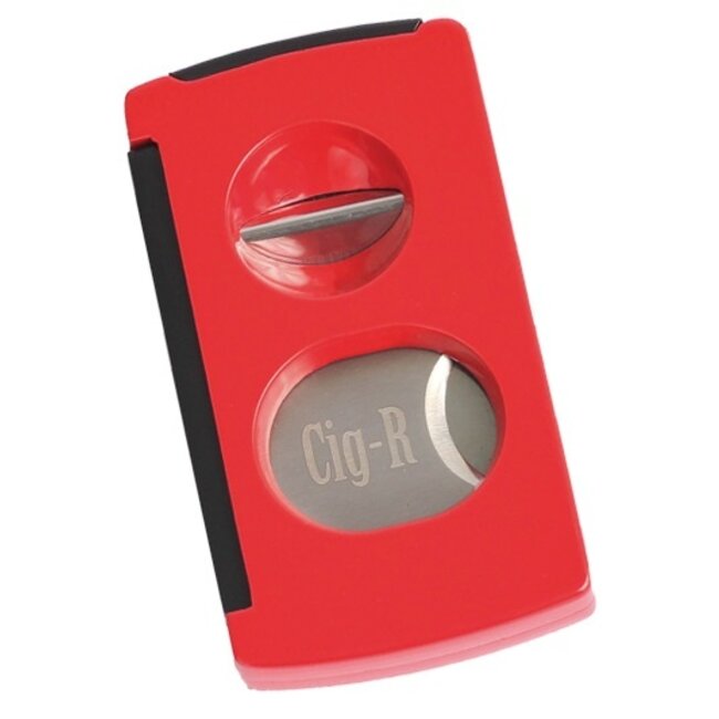 Cigar Cutter Caseti Multi Cut Cig-R Multi Cut Red - Haddocks Lightershop
