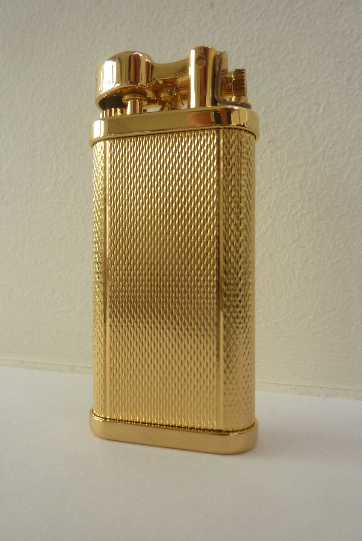 Aansteker Dunhill Unique Barley Gold Plated - Haddocks Lightershop