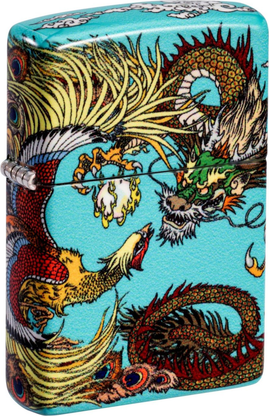 Lighter Zippo Chinese Dragon Phoenix - Haddocks Lightershop