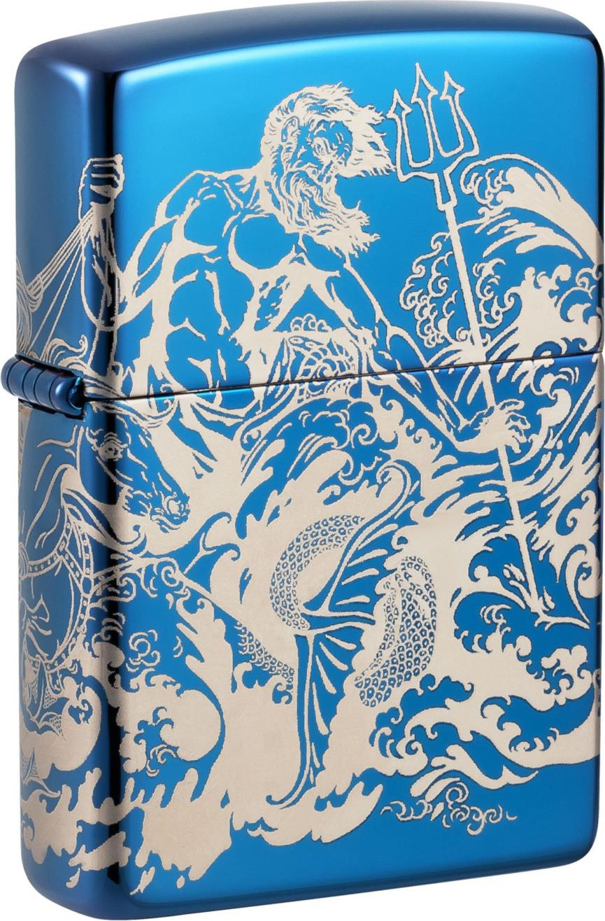 Lighter Zippo Atlantis Design - Haddocks Lightershop