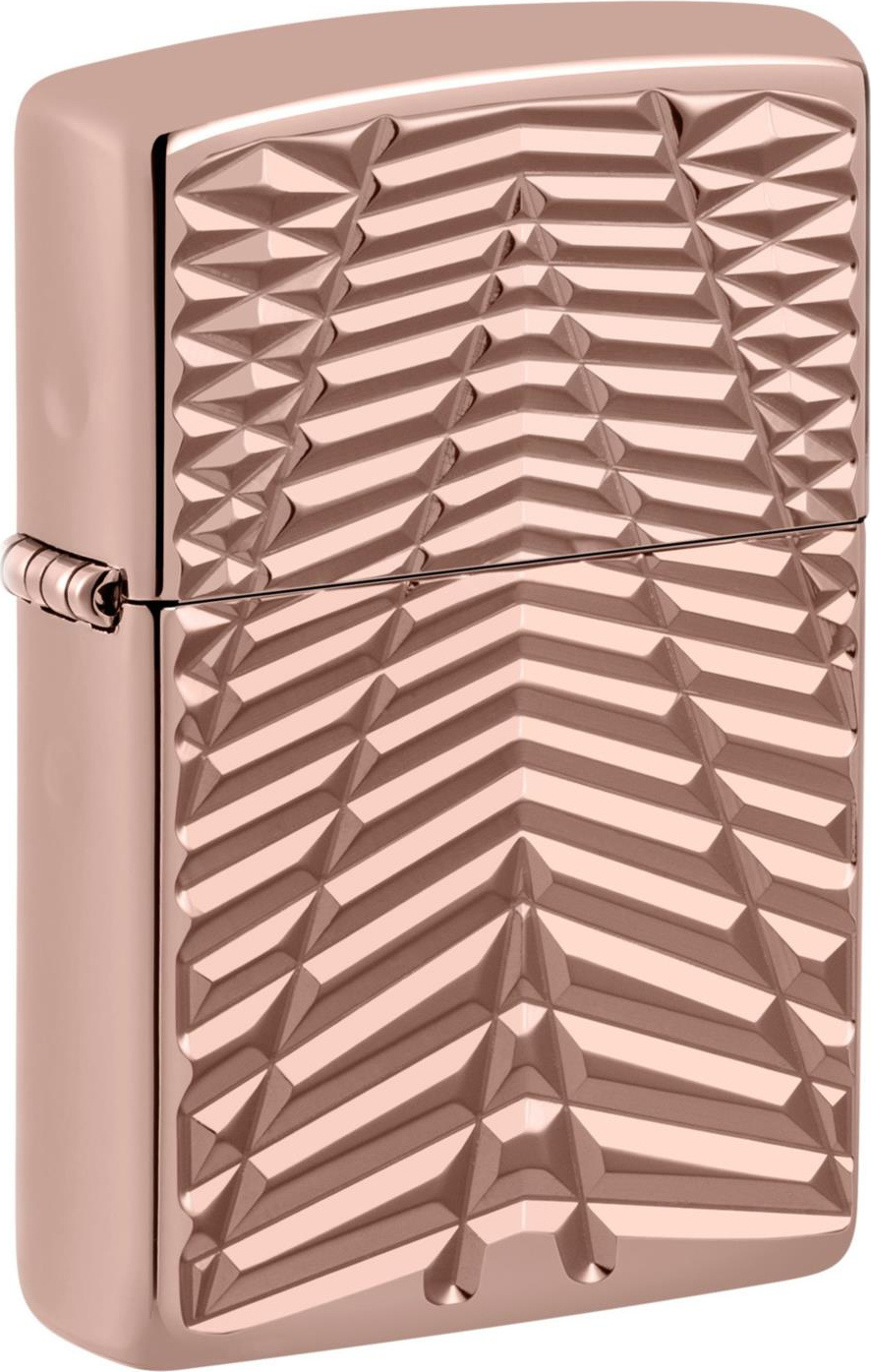 Lighter Zippo Armor Case Rose Gold Pattern - Haddocks Lightershop