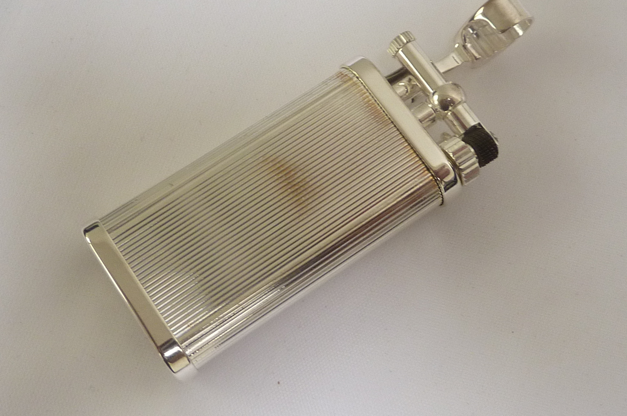 Lighter Dunhill Unique Lines Silver Plated - Haddocks Lightershop