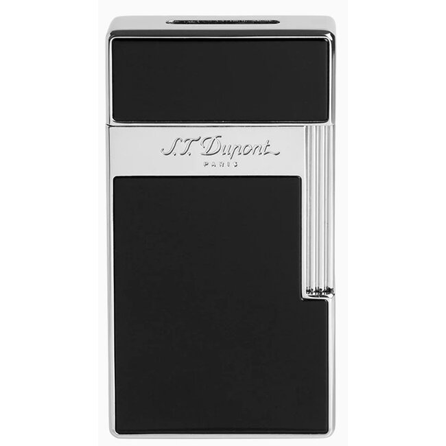 Lighter S.T. Dupont Big D Black Lacquer/Chrome - Haddocks Lightershop