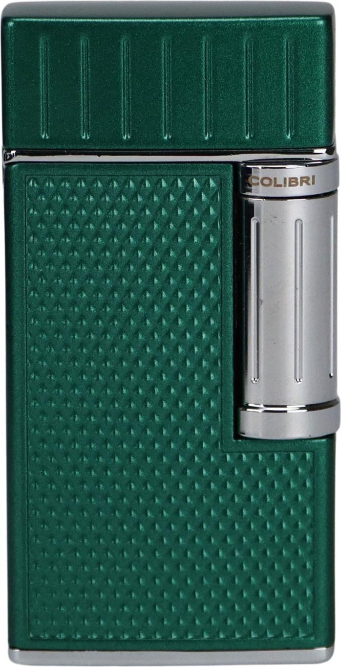 Lighter Colibri Julius II Green Chrome - Haddocks Lightershop