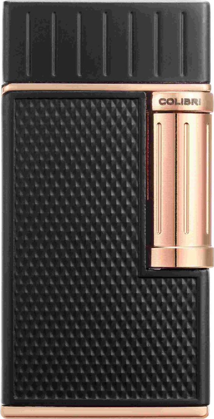 Lighter Colibri Julius II Black Rose Gold - Haddocks Lightershop