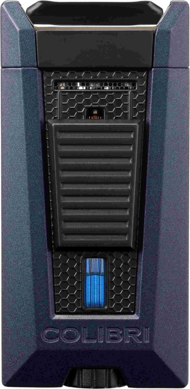 Aansteker Colibri Stealth II Triple Navy Black - Haddocks Lightershop