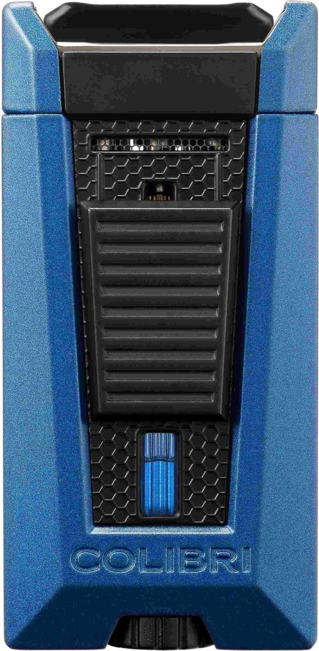 Lighter Colibri Stealth II Triple Blue Black - Haddocks Lightershop