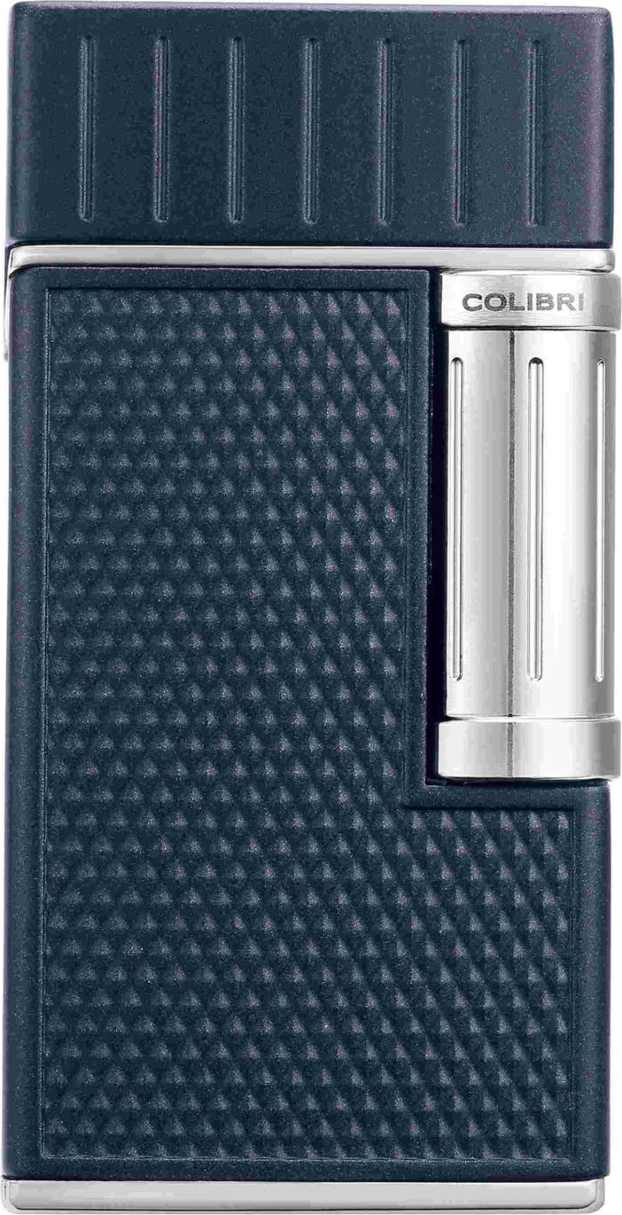 Lighter Colibri Julius II Navy Chrome - Haddocks Lightershop