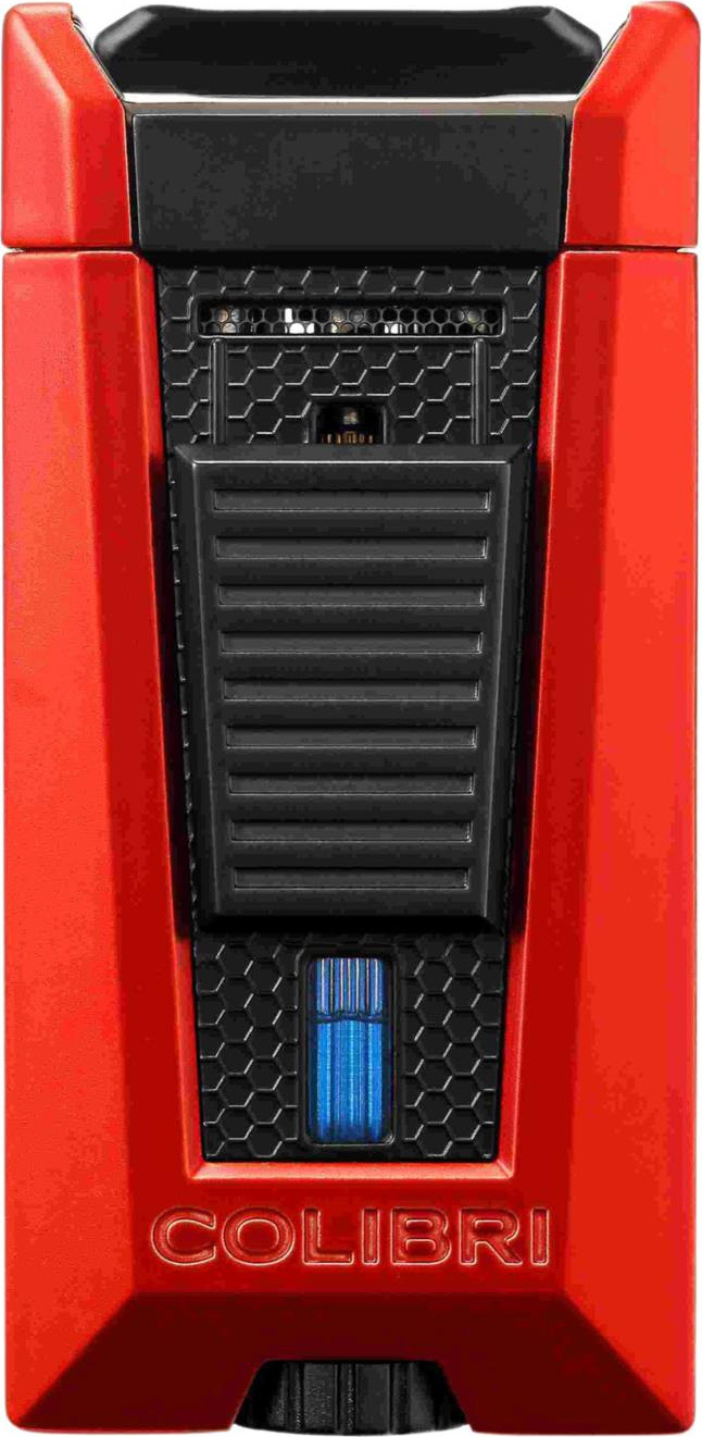 Lighter Colibri Stealth II Triple Red Black - Haddocks Lightershop