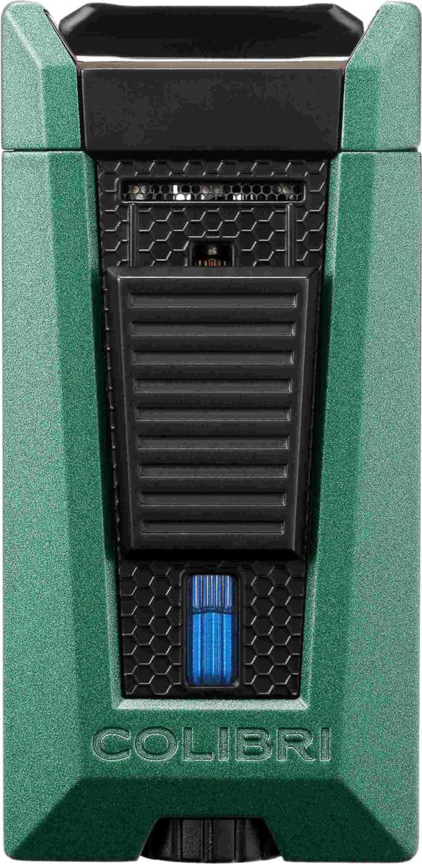 Lighter Colibri Stealth II Triple Green Black - Haddocks Lightershop