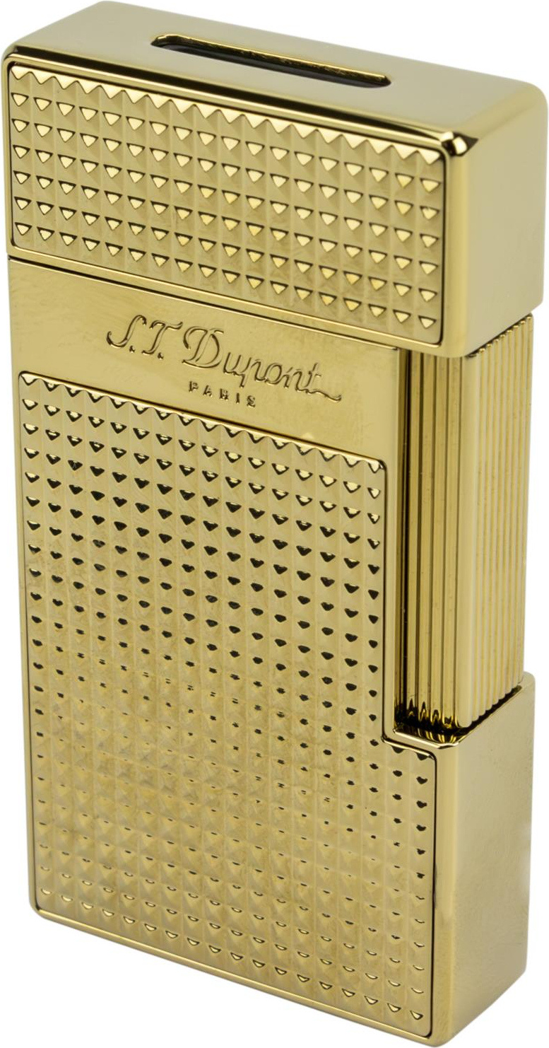 Lighter S.T. Dupont Big D Gold Diamond Head - Haddocks Lightershop