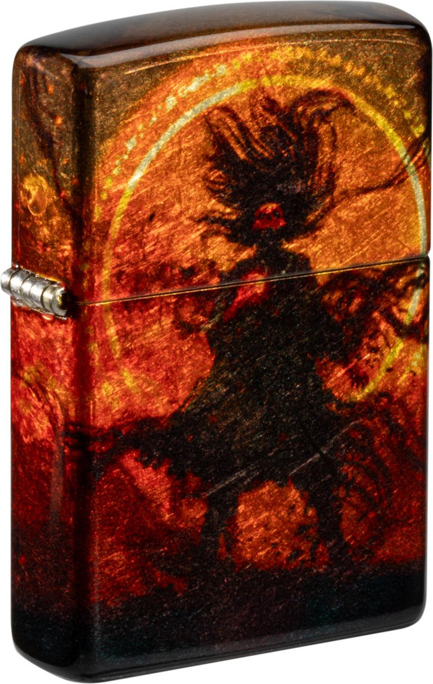 Lighter Zippo Z-Fusion Wizard of Evil Spirits - Haddocks Lightershop