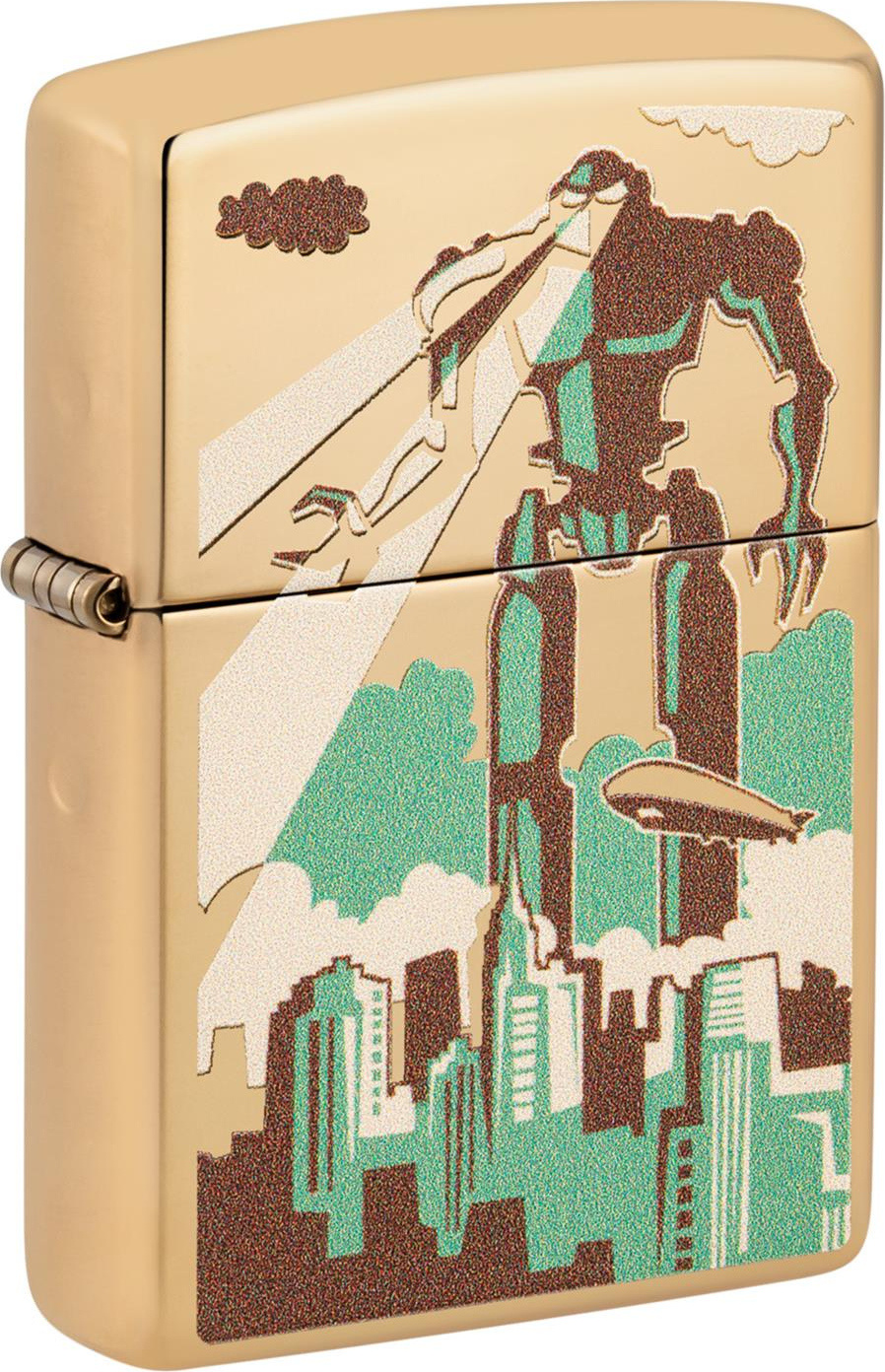Lighter Zippo Robot in City - Haddocks Lightershop