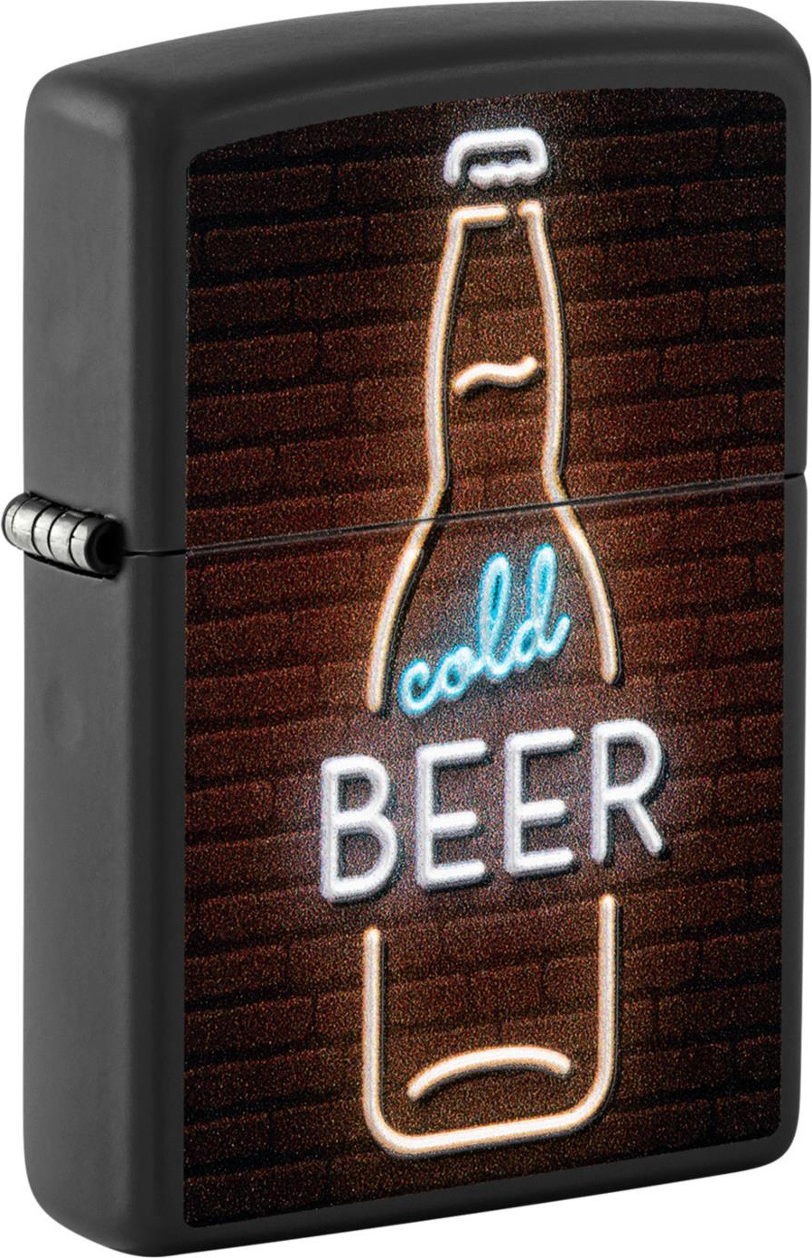 Lighter Zippo 3D Print Cold Beer Sign - Haddocks Lightershop