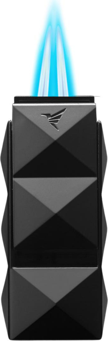 Lighter Colibri Quasar Hand Held Black - Haddocks Lightershop