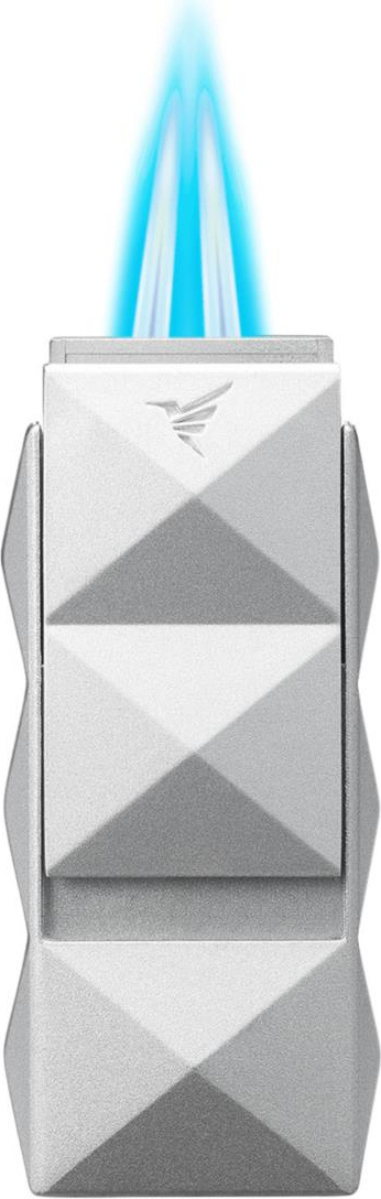 Aansteker Colibri Quasar Hand Silver - Haddocks Lightershop