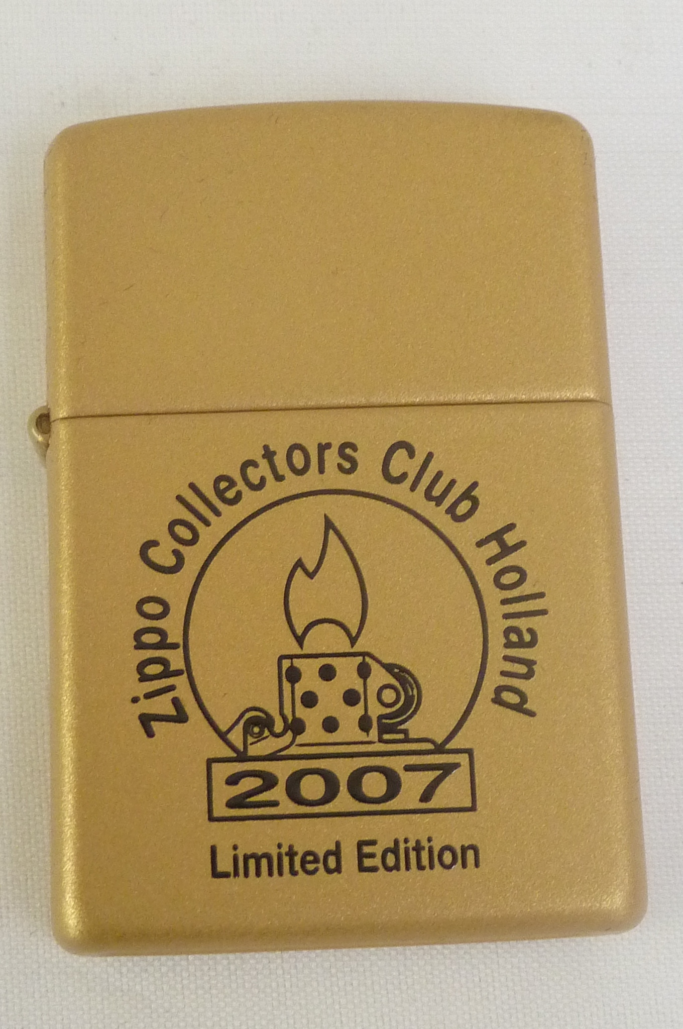 Lighter Zippo Collectors Club Holland 2007 - Haddocks Lightershop