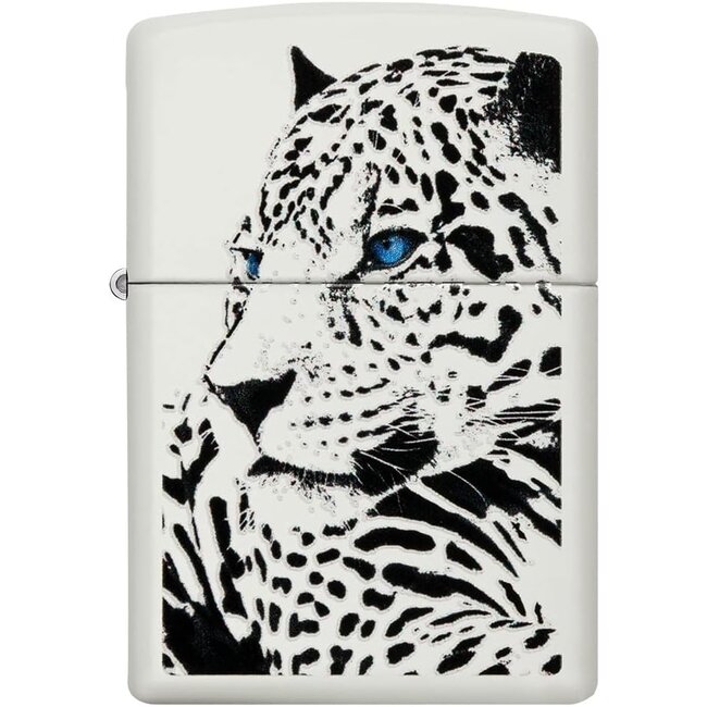 Lighter Zippo Leopard with Blue Eyes - Haddocks Lightershop