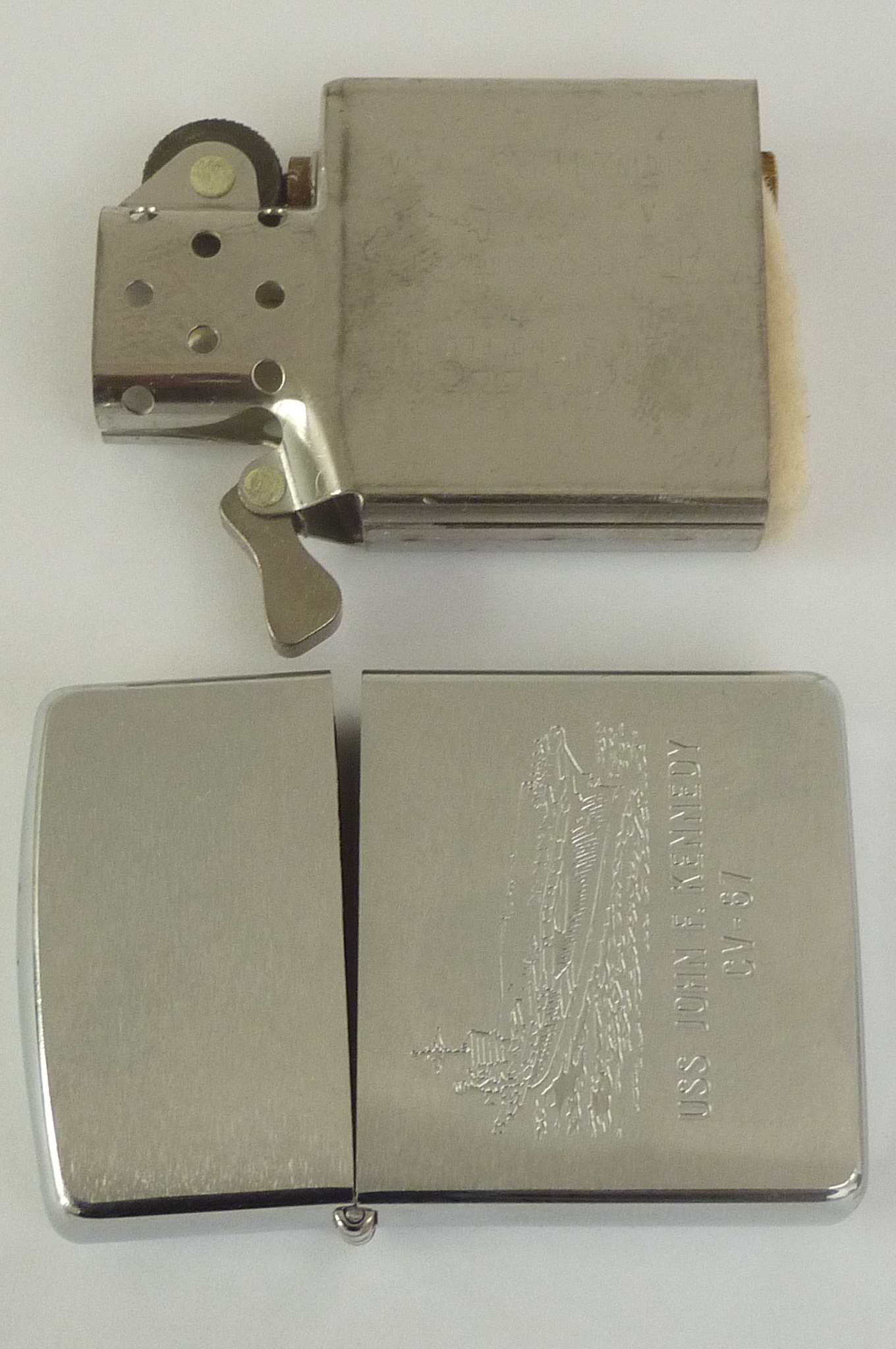 Lighter Zippo U.S.S. John F. Kennedy CV-67 (NOS) - Haddocks Lightershop