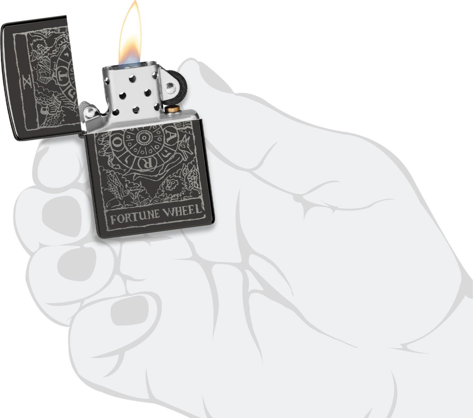 Lighter Zippo Fortune Wheel - Haddocks Lightershop