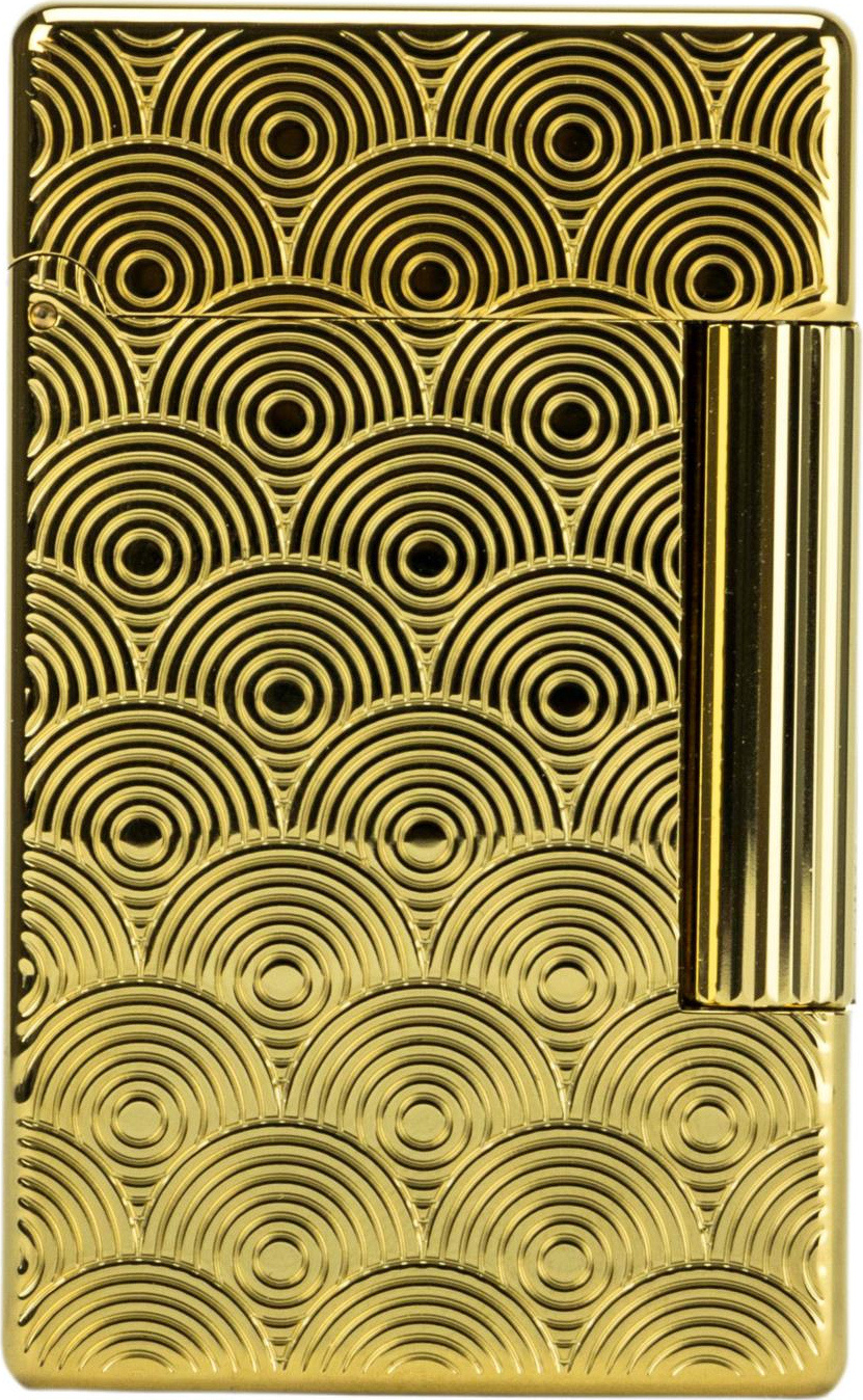 Lighter S.T. Dupont Initial Line Cinetique Yellow Gold - Haddocks ...