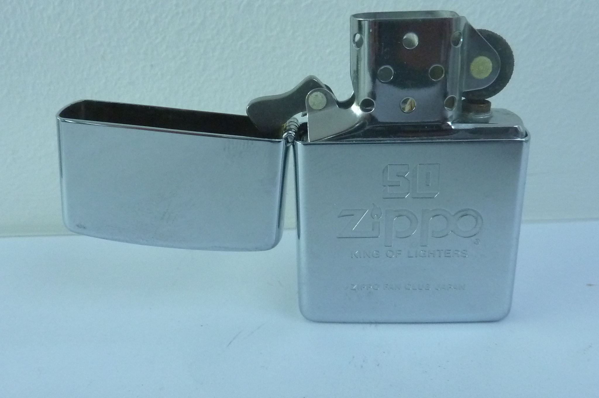 Lighter Zippo King of Lighters Fan Club Japan (NOS) - Haddocks Lightershop