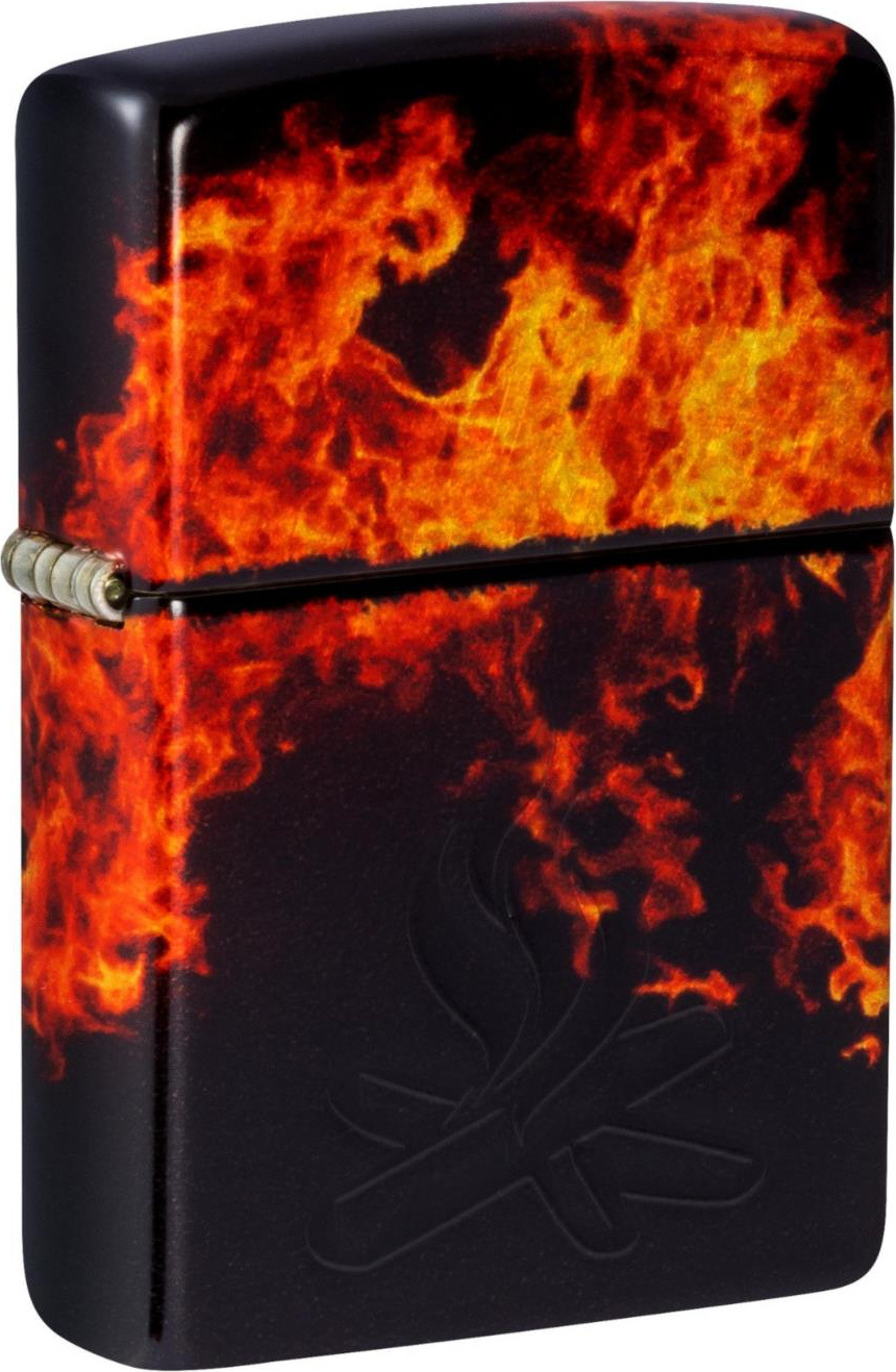 Lighter Zippo Campfire Design - Haddocks Lightershop
