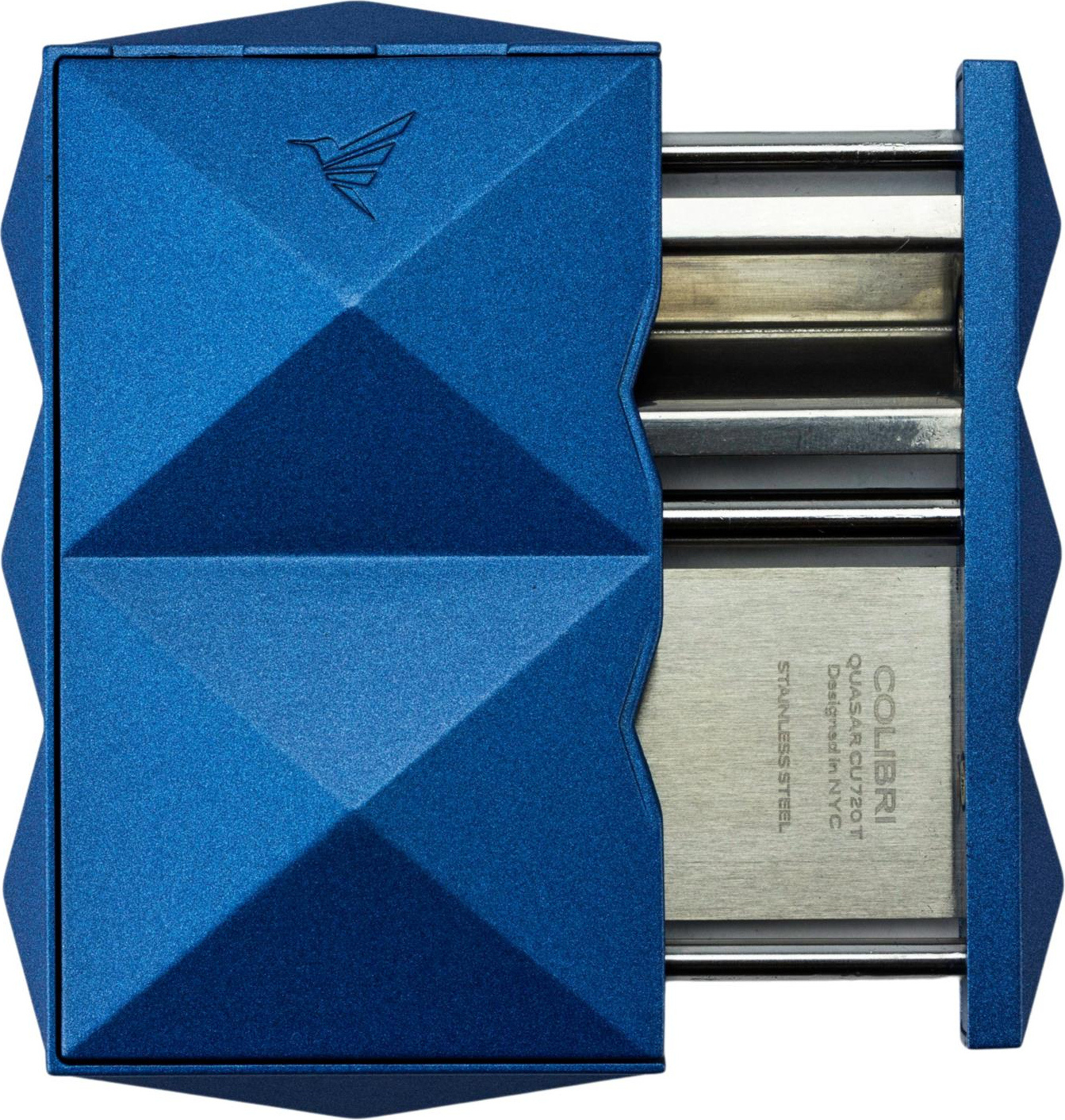 Cigar Cutter Colibri Quasar SV-Cut Blue - Haddocks Lightershop