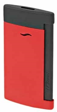 Lighter S.T. Dupont Slim 7 Red Black - Haddocks Lightershop