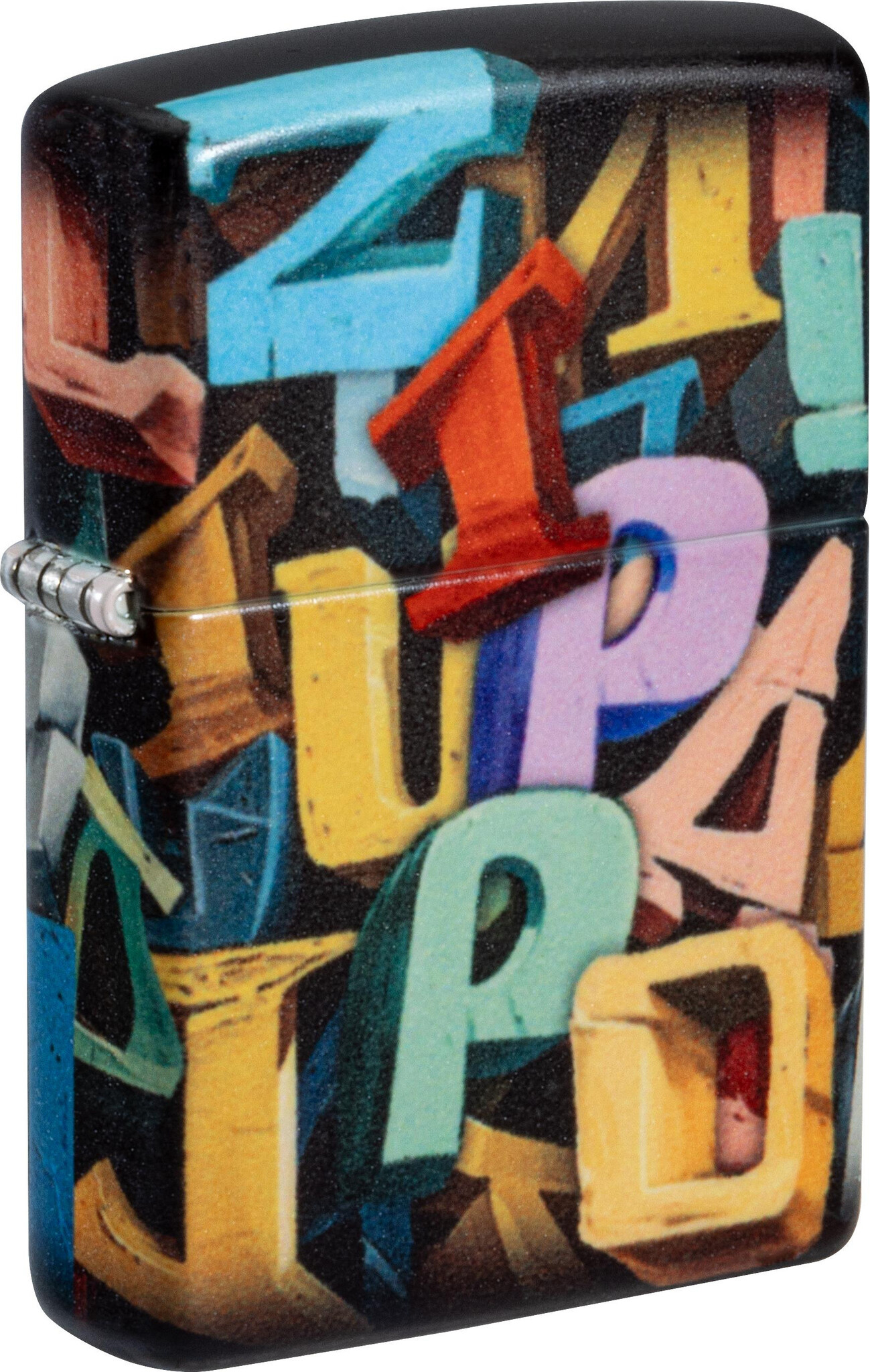 Lighter Zippo Abstract Letters - Haddocks Lightershop