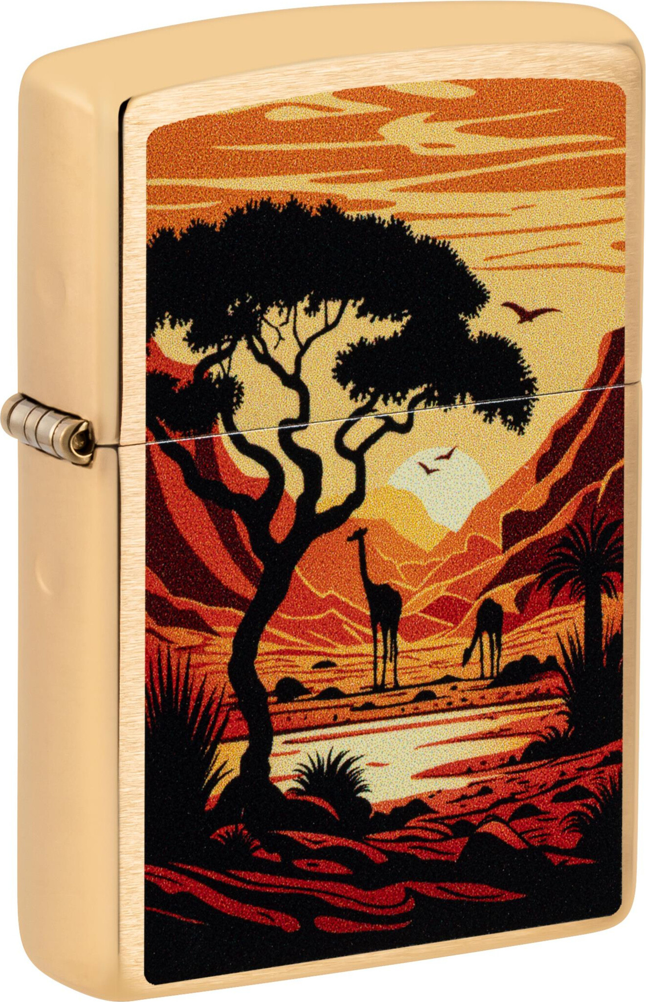 Lighter Zippo Giraffes Safari - Haddocks Lightershop