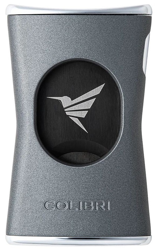 Cigar Cutter Colibri Slim Charcoal - Haddocks Lightershop