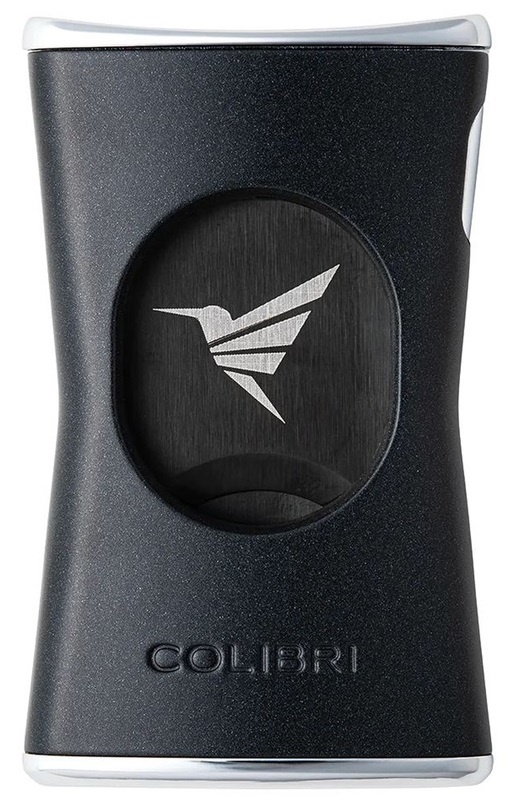 Cigar Cutter Colibri Slim Black & Chrome - Haddocks Lightershop