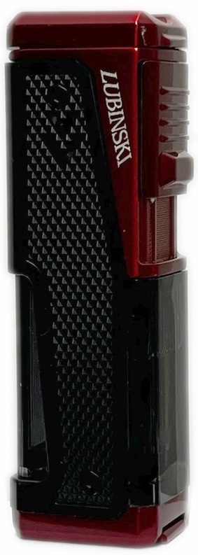 Lighter Lubinski Galaxy 4 Jet with Puncher Red - Haddocks Lightershop